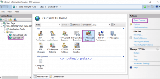 How To add FTP Site on Windows Server 2019 | ComputingForGeeks