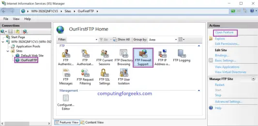 How To add FTP Site on Windows Server 2019 | ComputingForGeeks