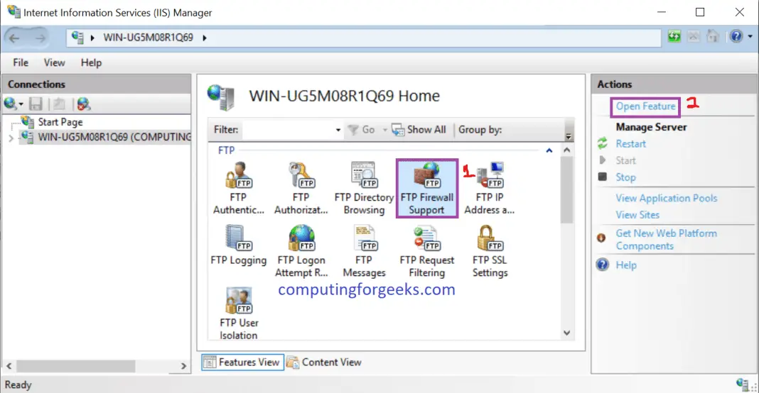 Install and Configure FTP Server on Windows Server 2019 | ComputingForGeeks