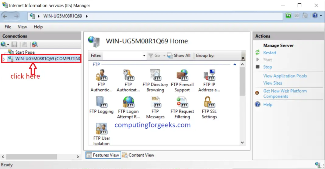 Install and Configure FTP Server on Windows Server 2019 | ComputingForGeeks