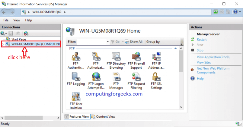 Install and Configure FTP Server on Windows Server 2019 | ComputingForGeeks