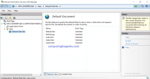 How To Configure Default Site in IIS Server 2019 | ComputingForGeeks ...