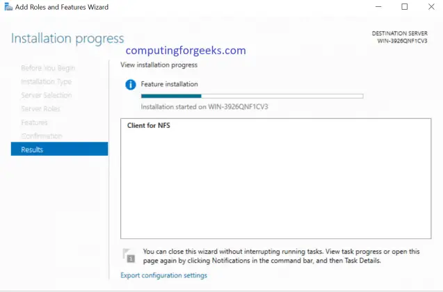 Configure Nfs Client On Windows Server 2019 Computingforgeeks 7489