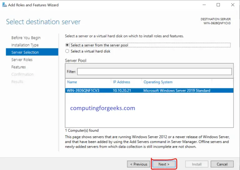 Configure NFS Client on Windows Server 2019 | ComputingForGeeks