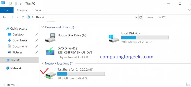 Configure NFS Client on Windows Server 2019 | ComputingForGeeks