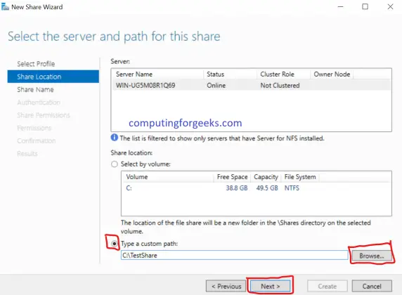 How To Configure NFS Server on Windows Server 2019 | ComputingForGeeks