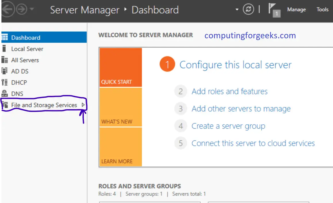 How To Configure NFS Server on Windows Server 2019 | ComputingForGeeks