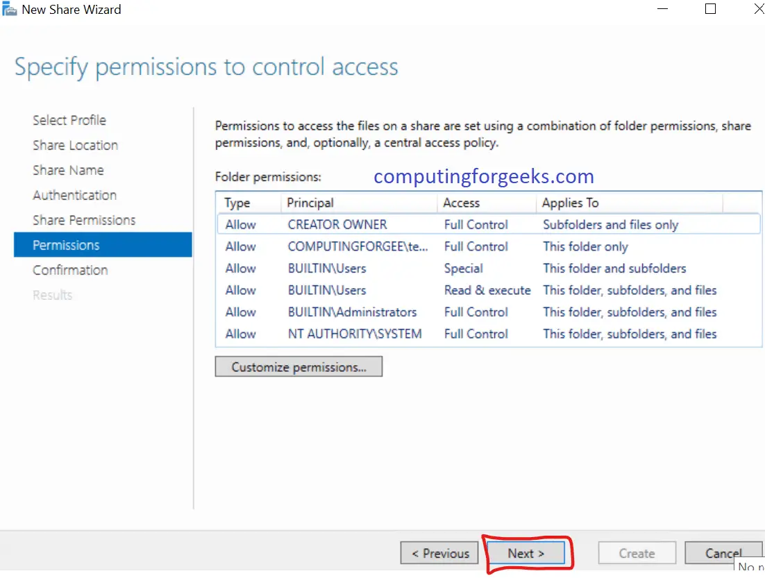 How To Configure NFS Server on Windows Server 2019 | ComputingForGeeks
