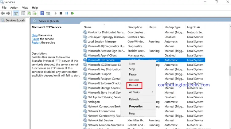 Install and Configure FTP Server on Windows Server 2019 | ComputingForGeeks