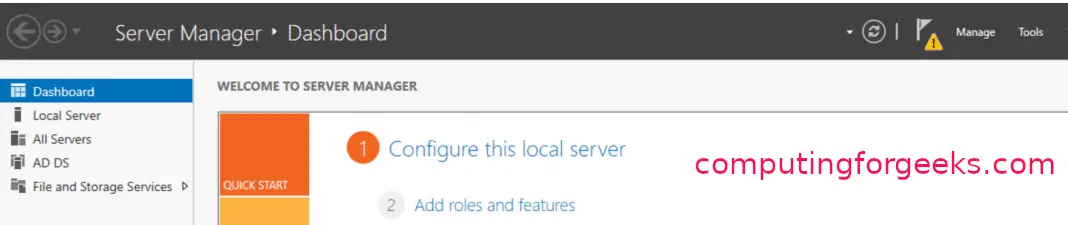 Install Active Directory Domain Services in Windows Server 2019 | ComputingForGeeks