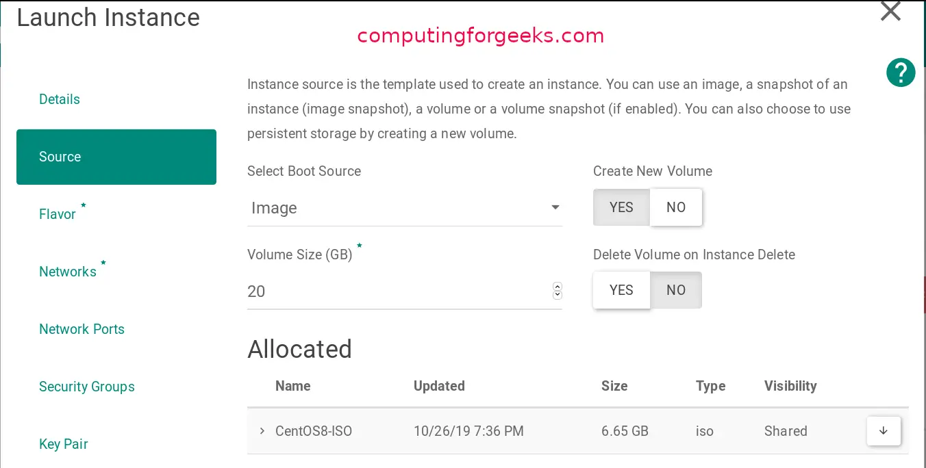 Creating Centos 8 Stream Image Template On Openstack Computingforgeeks 0439