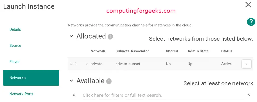 Creating CentOS 8 Stream Image Template on OpenStack | ComputingForGeeks