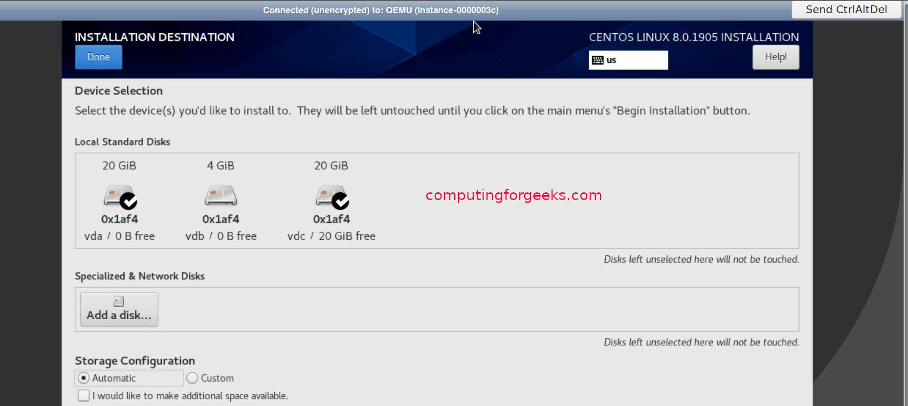 Creating Centos 8 Stream Image Template On Openstack Computingforgeeks 
