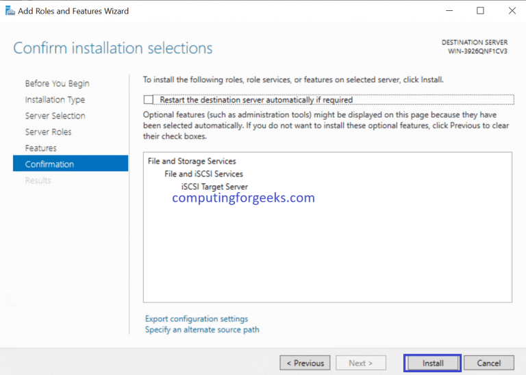 Install and Configure iSCSI Target on Windows [Guide]