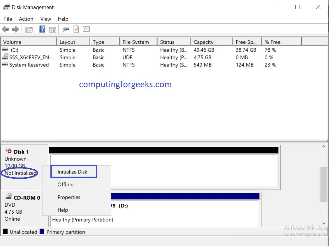 Configure iSCSI Initiator on Windows Server 2019 | ComputingForGeeks