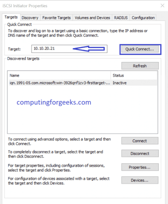 Configure iSCSI Initiator on Windows Server 2019 [Guide]
