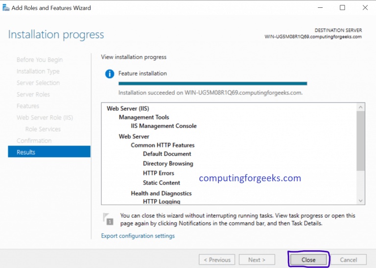 Configure IIS Web Server on Windows Server 2019 [Guide]
