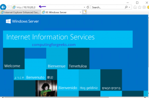 Configure IIS Web Server on Windows Server 2019 | ComputingForGeeks