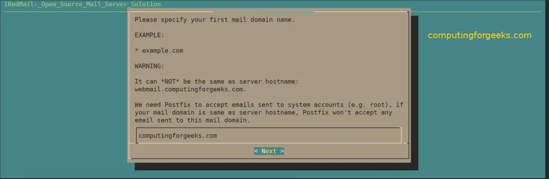 Setup Iredmail Mail Server On Debian 11debian 10 Computingforgeeks