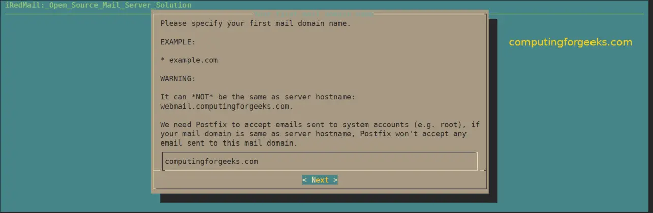 Setup Iredmail Mail Server On Debian 11debian 10 Computingforgeeks