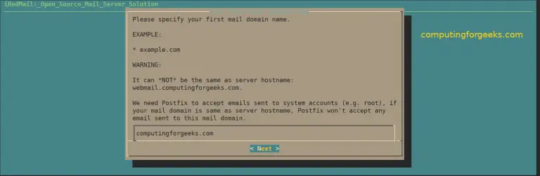 How To Install Iredmail Server On Centos 8 Rhel 8 Computingforgeeks