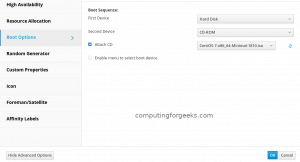 How To Install Virtual Machine from ISO on oVirt / RHEV | ComputingForGeeks