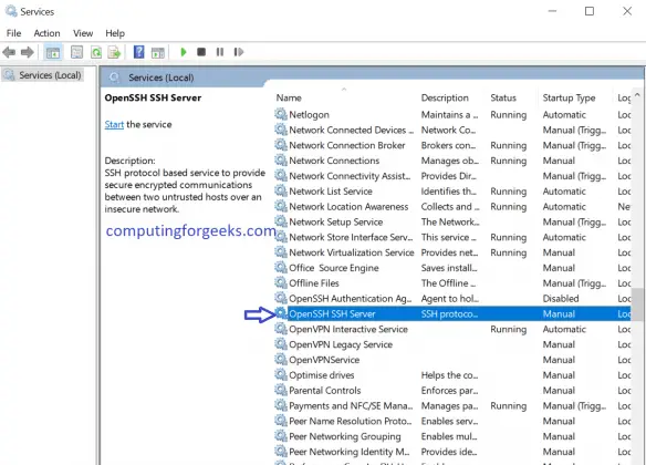Configure OpenSSH Server on Windows Server 2019 | ComputingForGeeks