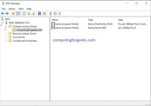 How To Add Dns Aptr Record In Windows Server 2019 Computingforgeeks