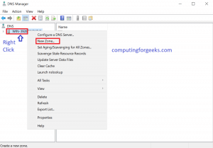 How To add DNS Forward Lookup Zone in Windows Server 2019 ...