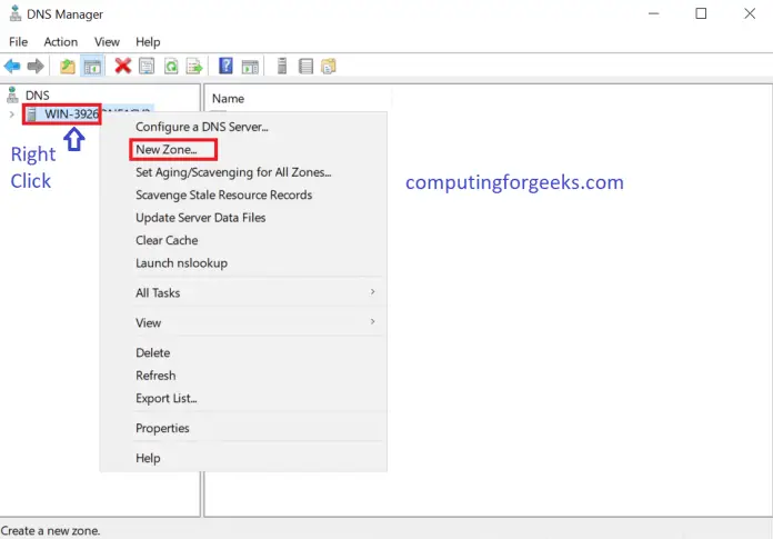 How To Add Dns Reverse Lookup Zone In Windows Server 2019 Computingforgeeks