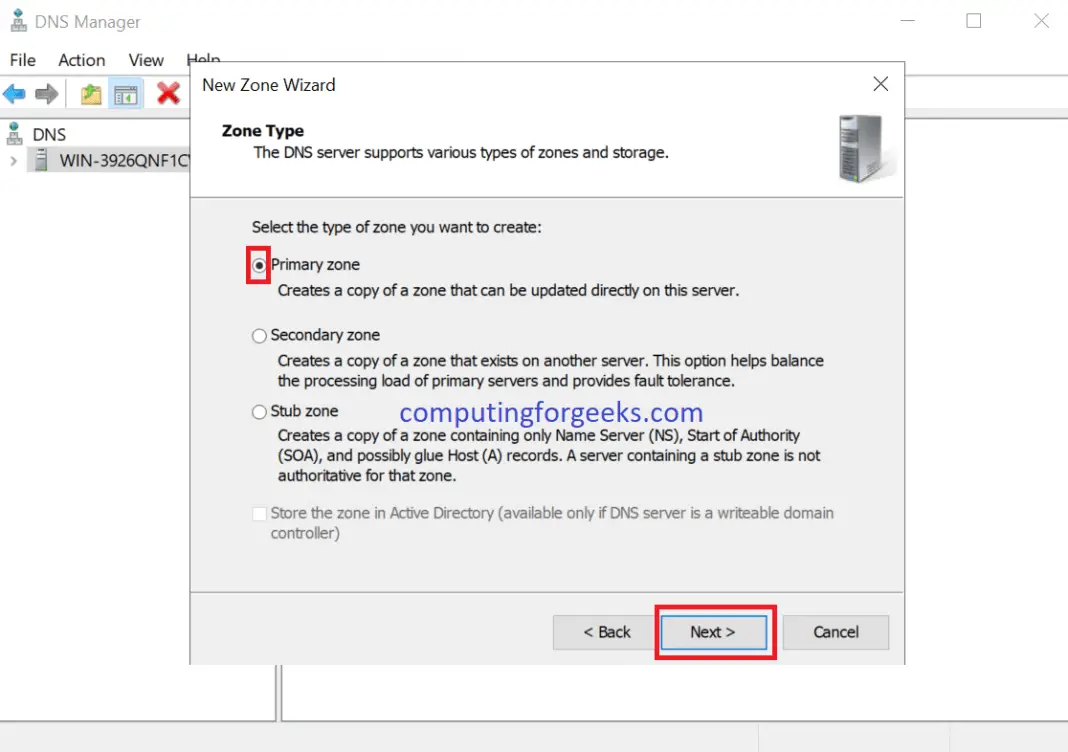 How To Add Dns Forward Lookup Zone In Windows Server 2019 Computingforgeeks