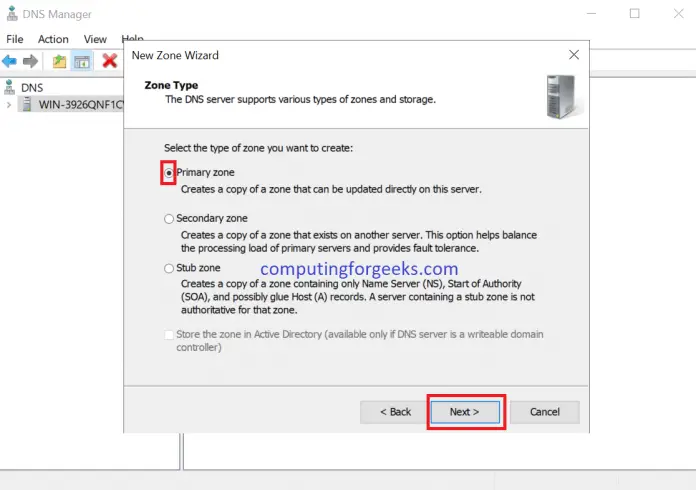 How To add DNS Reverse Lookup Zone in Windows Server 2019 ...