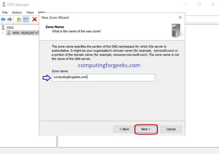 How To Add Dns Forward Lookup Zone In Windows Server 2019 Computingforgeeks