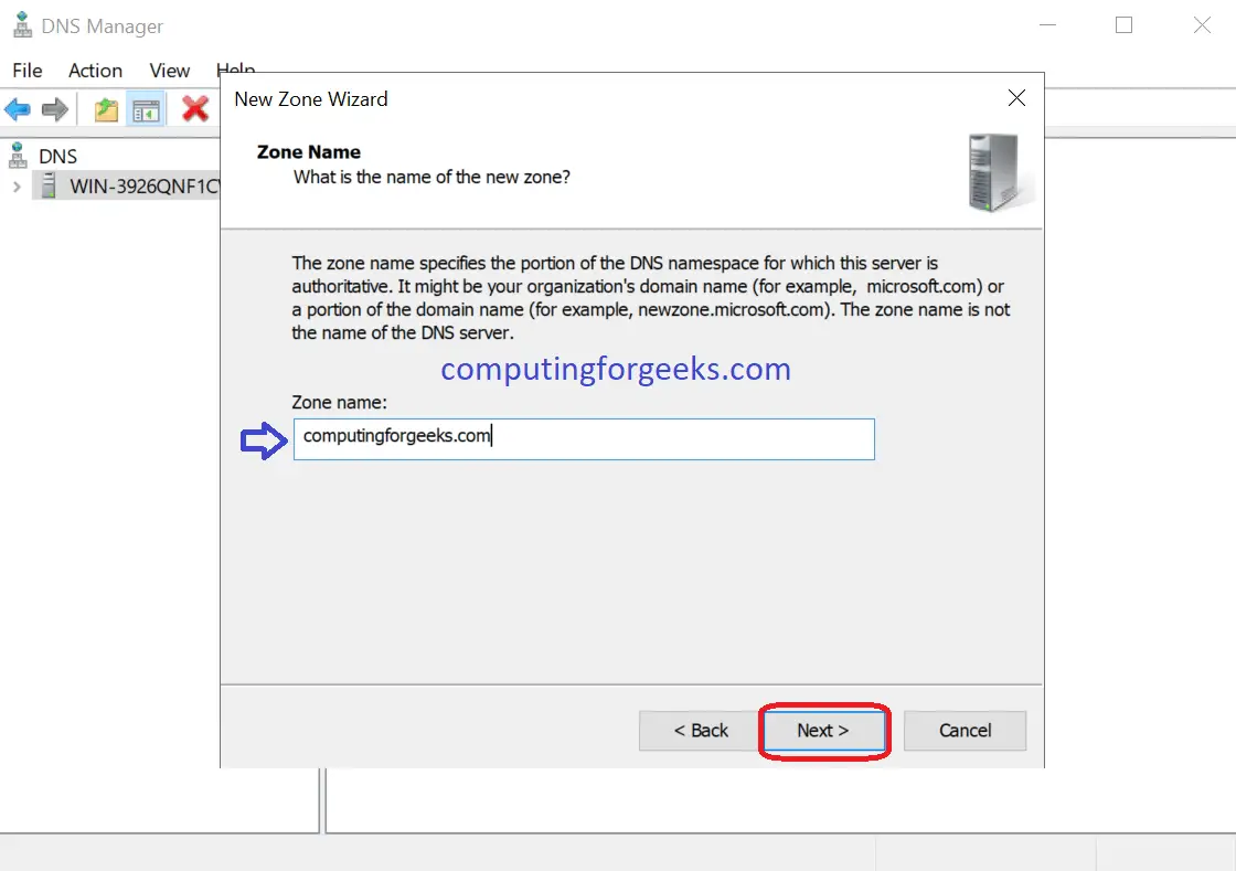How To Add Dns Forward Lookup Zone In Windows Server 2019 Computingforgeeks