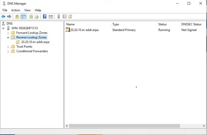 How To add DNS Reverse Lookup Zone in Windows Server 2019 | ComputingForGeeks