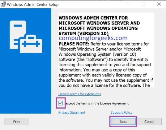 Install and Configure Windows Admin Center on Windows Server 2019 ...