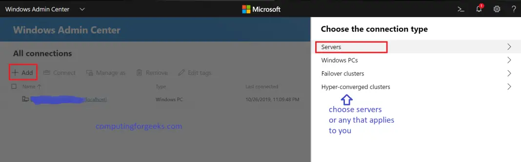 Install and Configure Windows Admin Center on Windows Server 2019 ...