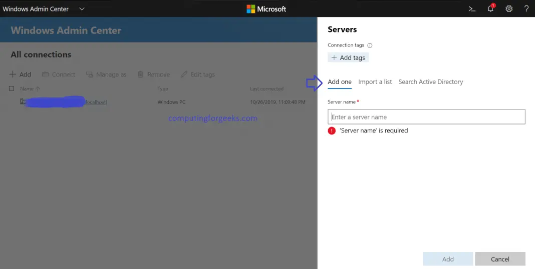 Install and Configure Windows Admin Center on Windows Server 2019 ...