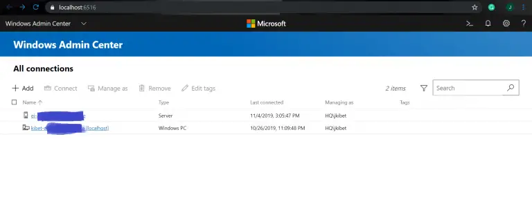 Install and Configure Windows Admin Center on Windows Server 2019 ...