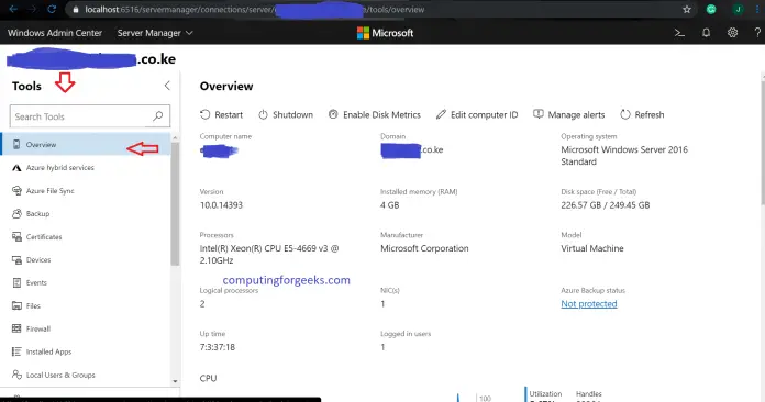 Install and Configure Windows Admin Center on Windows Server 2019 ...