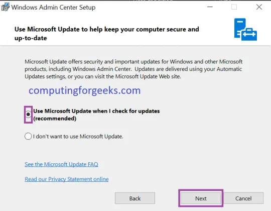 Install and Configure Windows Admin Center on Windows Server 2019 ...