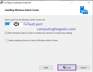 Install and Configure Windows Admin Center on Windows Server 2019 ...