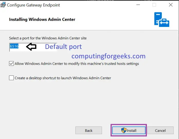 Install and Configure Windows Admin Center on Windows Server 2019 ...
