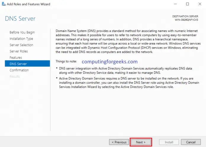 Install and Configure DNS Server on Windows Server 2019 | ComputingForGeeks