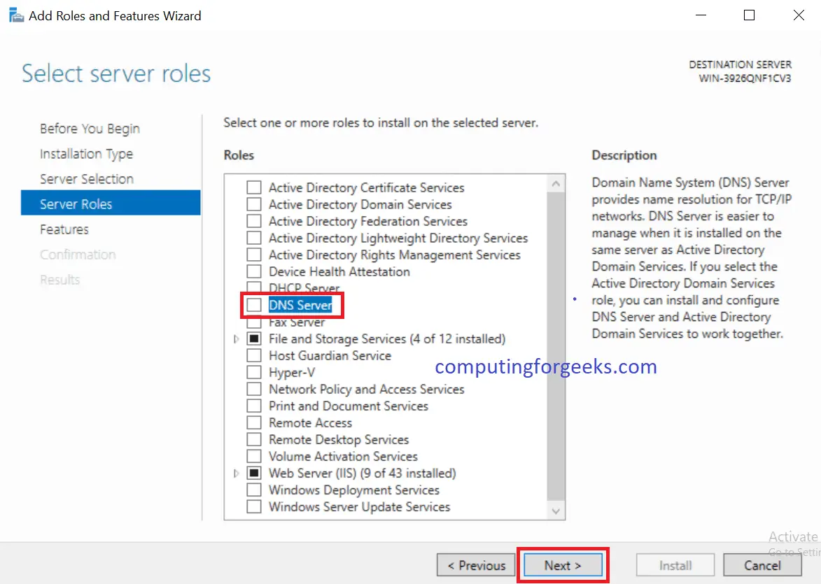 Install and Configure DNS Server on Windows Server 2019 | ComputingForGeeks