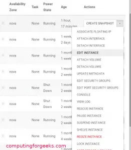 How To rename a Virtual Machine Instance in OpenStack | ComputingForGeeks