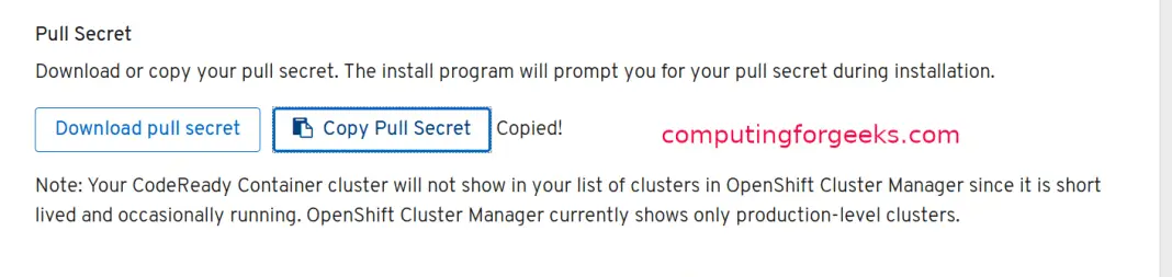 Setup Local OpenShift 4.19 Cluster with CodeReady Containers | ComputingForGeeks