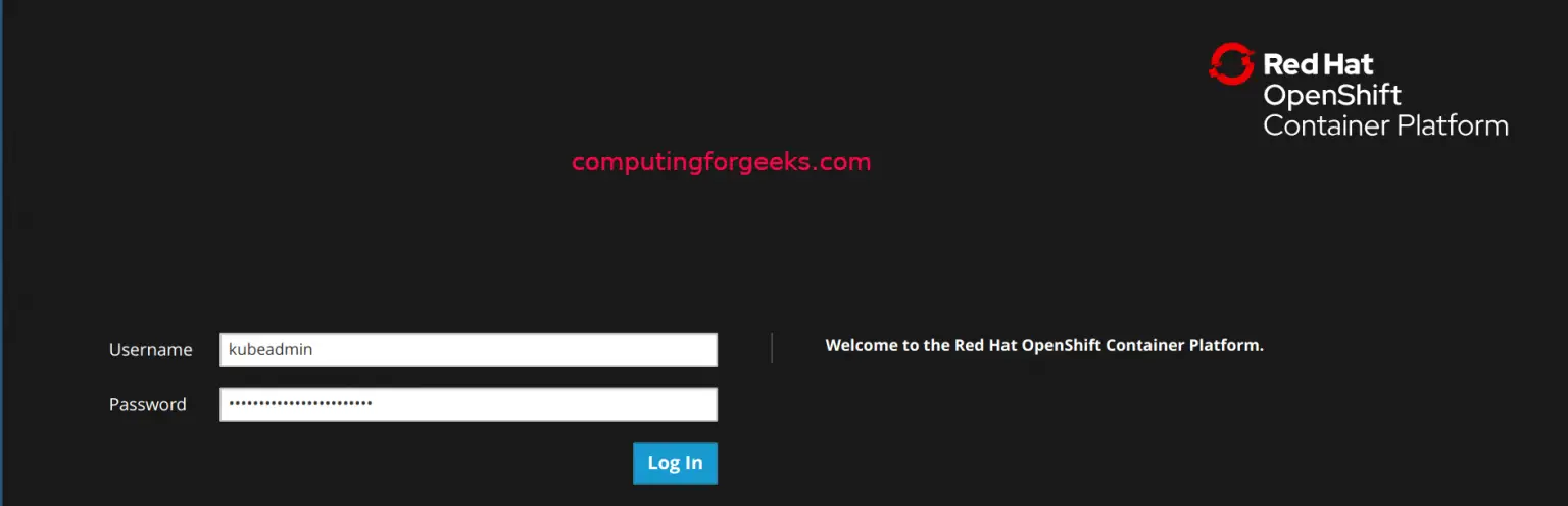 Setup Local OpenShift 4.19 Cluster with CodeReady Containers | ComputingForGeeks