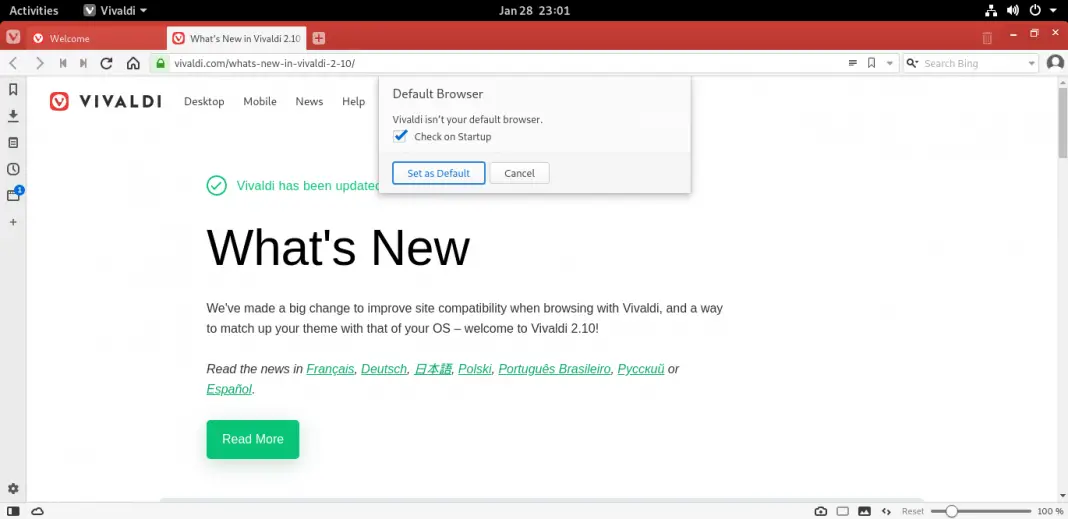 How To Install Vivaldi Web Browser on Fedora 42/41/40 | ComputingForGeeks