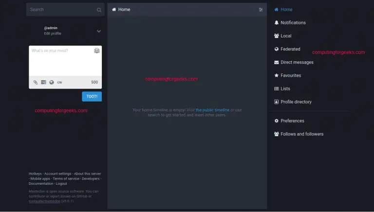 How To Install Mastodon on Ubuntu with Let's Encrypt SSL | ComputingForGeeks